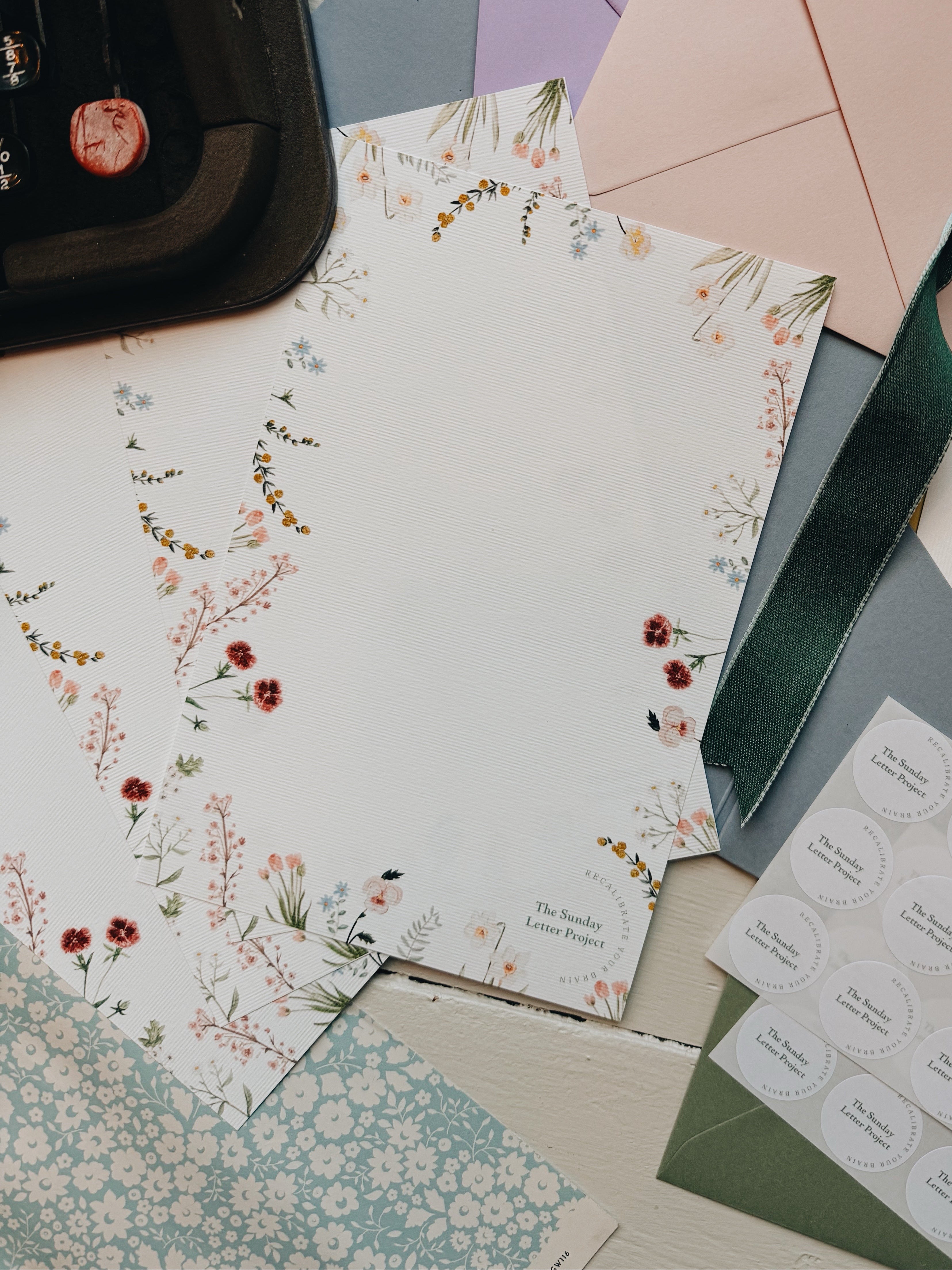 The Sunday Letter Project Spring Writing Paper – Wildflower ...